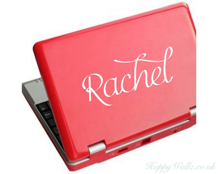 Name sticker, macbook Decal, laptop sticker, initials, nursery decals ...