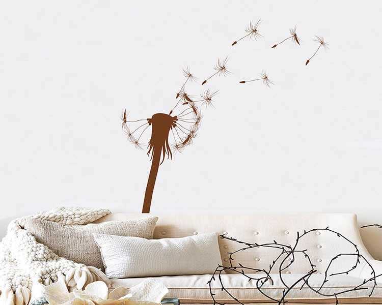 Dandelion Decals Modern Wall Art Stickers