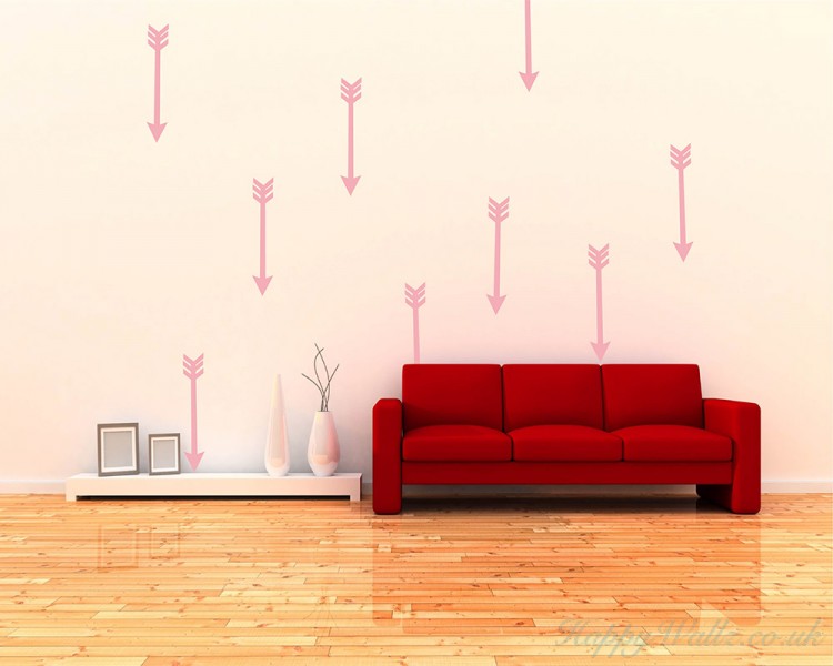 Arrow Pattern Wall Sticker