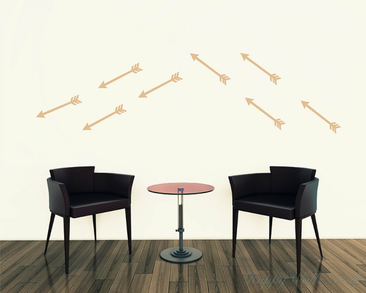 Arrow Pattern Wall Sticker