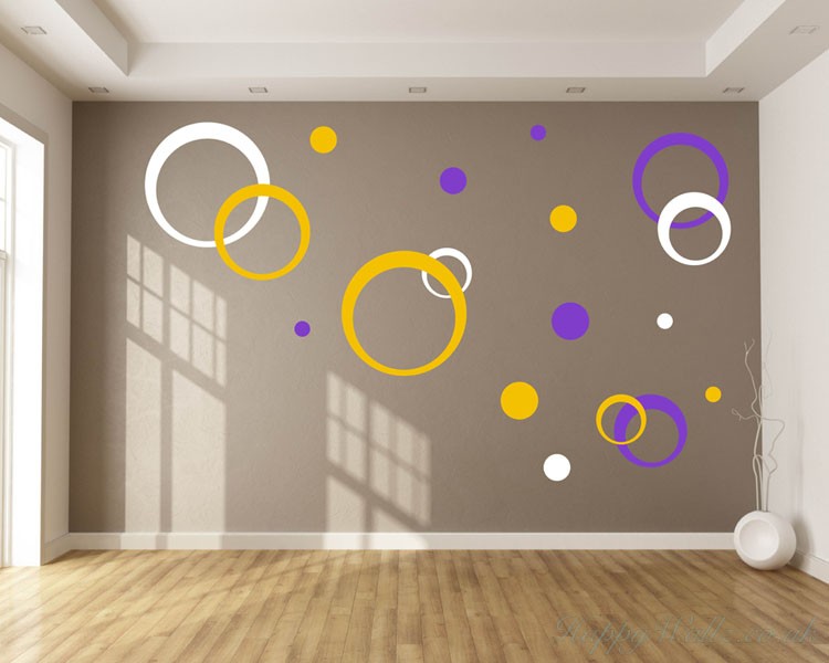 Concentric Circles Wall Stickers