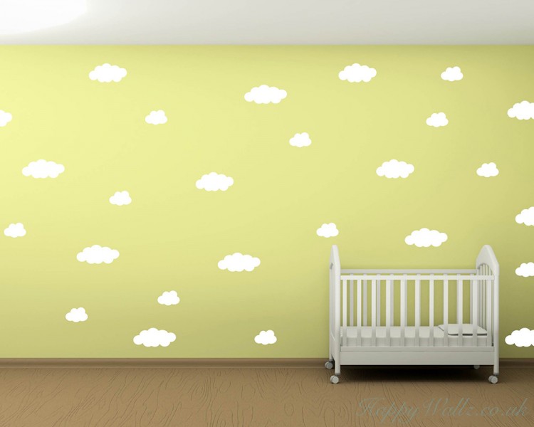 Clouds Pattern Wall Sticker