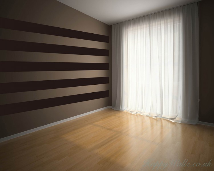 Stripe Wall Pattern Art Stickers