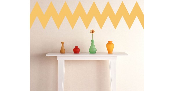 Chevron Stripe (acute angle) Wall Pattern Decals