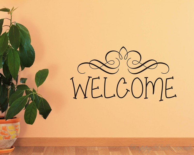 Welcome Quotes Wall Art Stickers