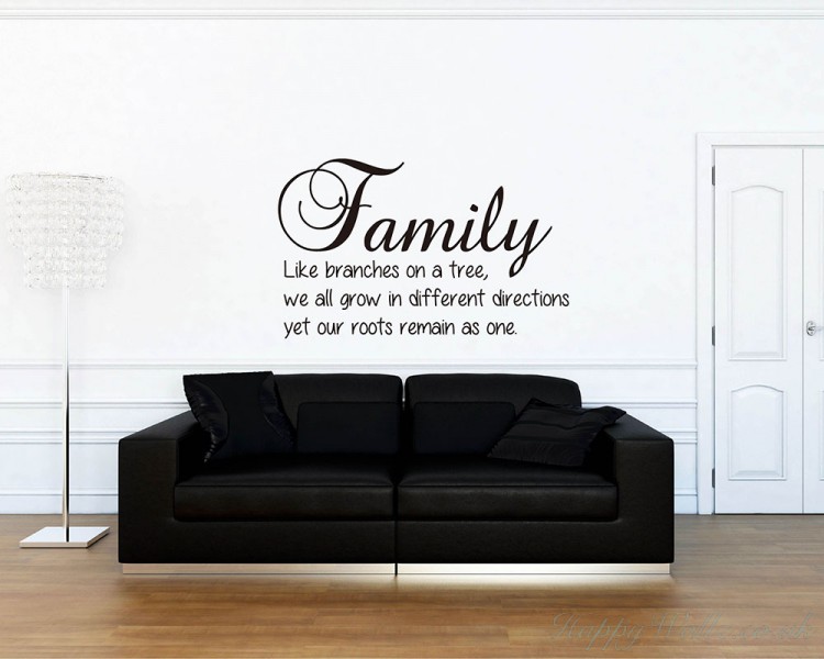Family Quotes Wall Art Stickers