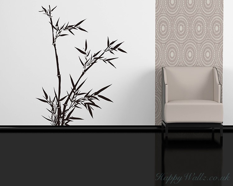 Bamboo Wall Decal Tree Art Stickers