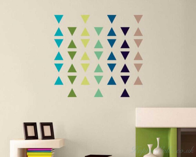 Triangle Pattern Wall Sticker